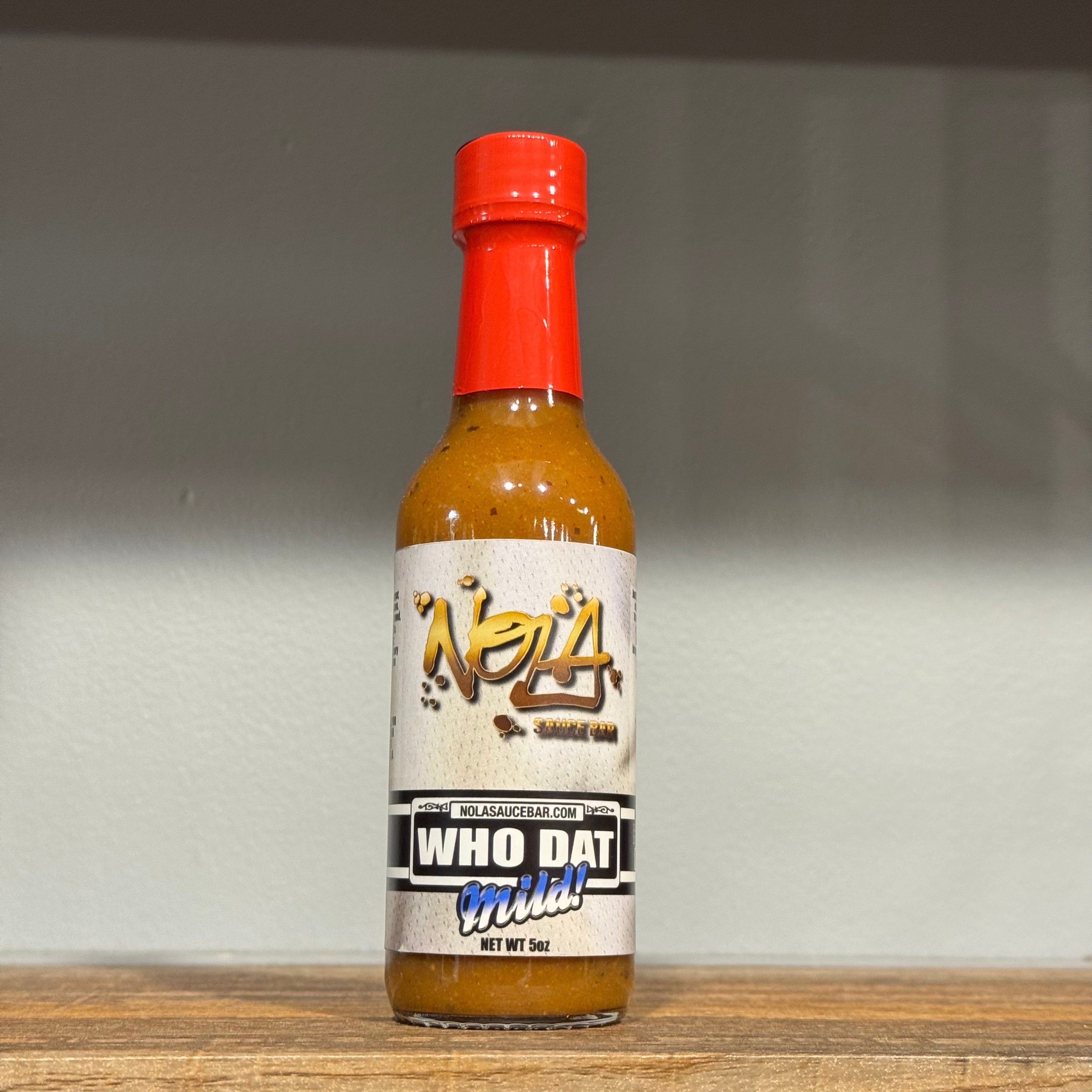 Who Dat - Mild - Hot Sauce – Nola Sauce Bar